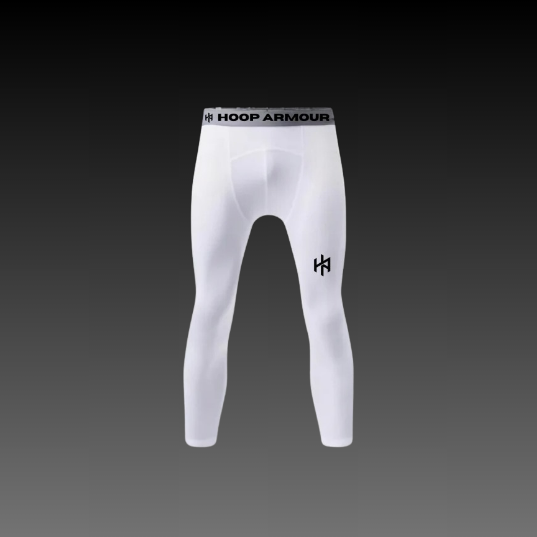 Hoop Armour White Compression Tights – HOOPARMOUR™